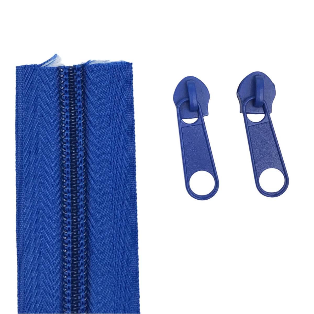 Royal Blue 340 Continuous Zipper Roll in Standard Style Size 5